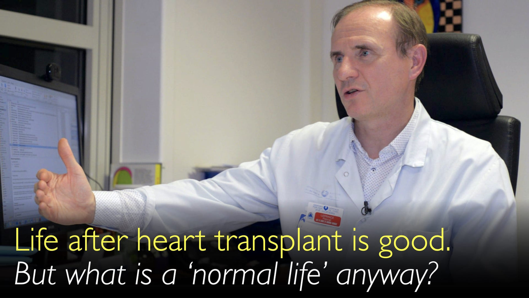 Quality of life after cardiac transplantation is good. ECMO before and ...